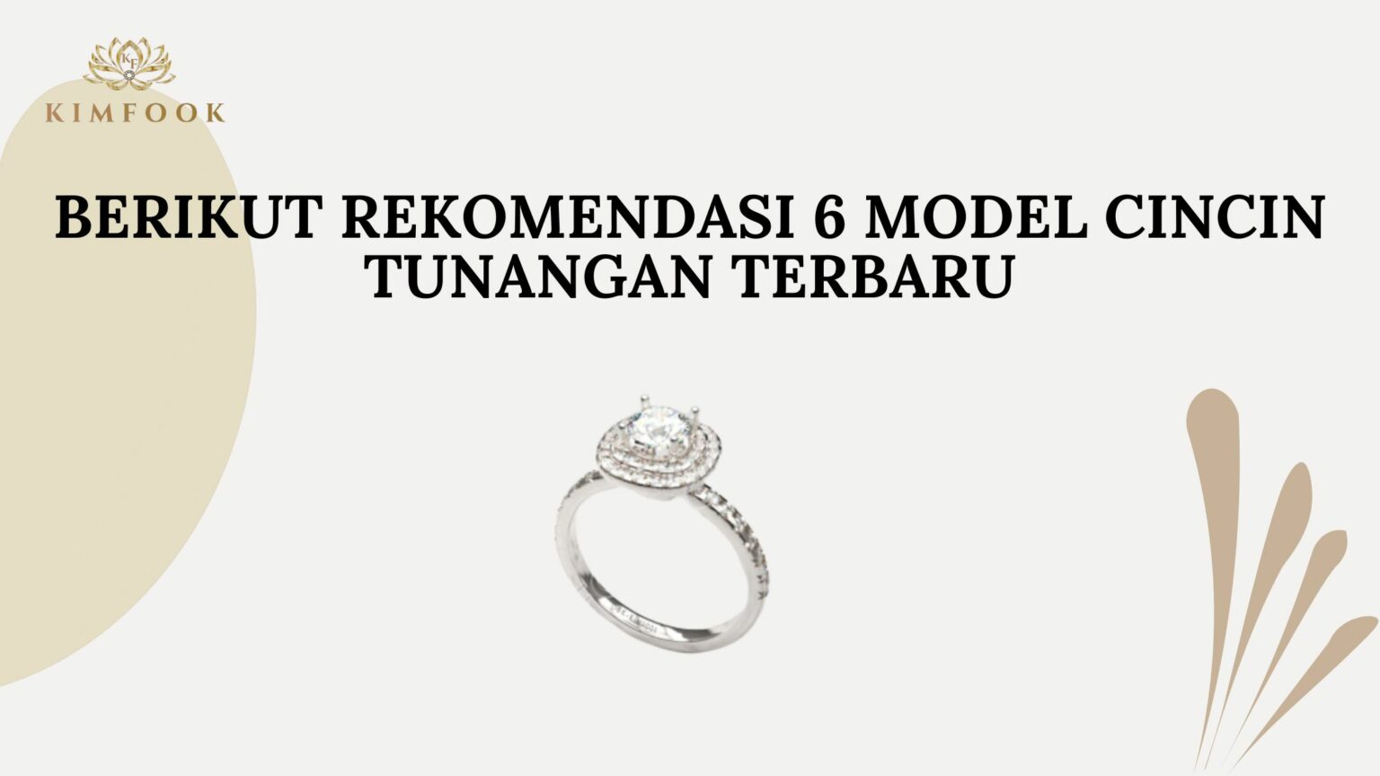 Berikut Rekomendasi 6 Model Cincin Tunangan Terbaru - Kimfook Jewelry ...